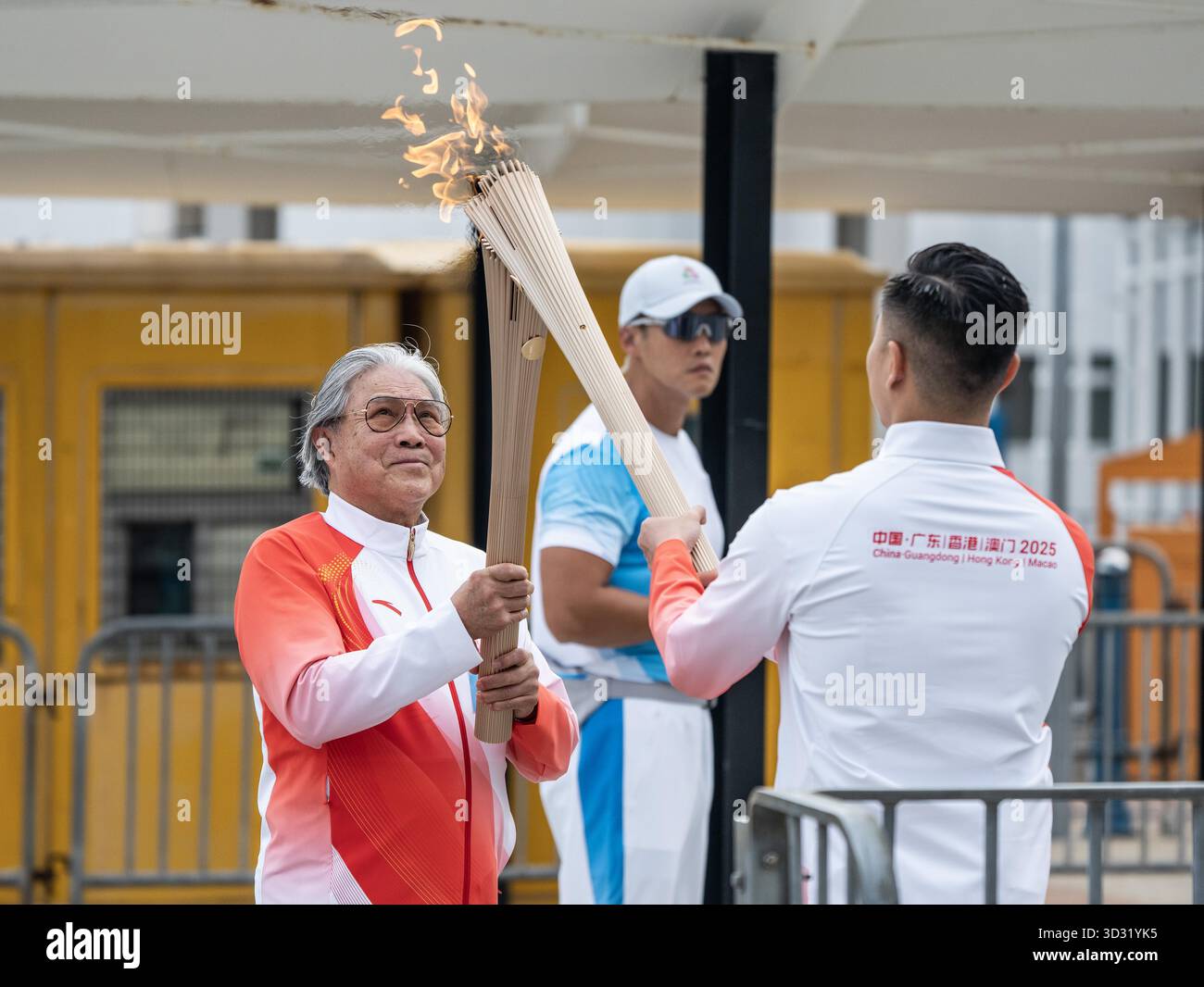 **CHINESE MAINLAND, HONG KONG, MACAU AND TAIWAN OUT** The torch relay ...