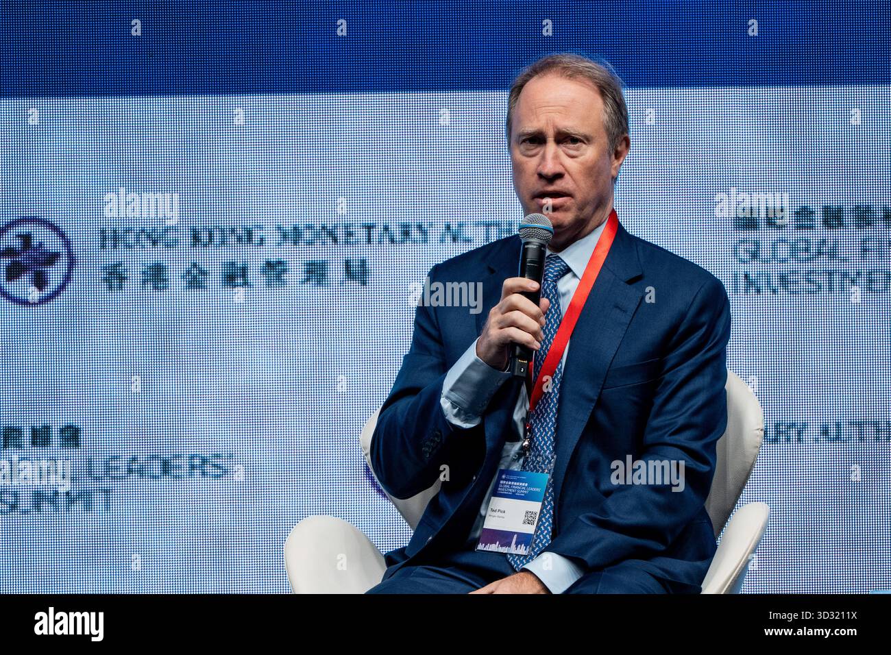 Ted Pick, CEO of Morgan Stanley at the Global Financial Leaders ...
