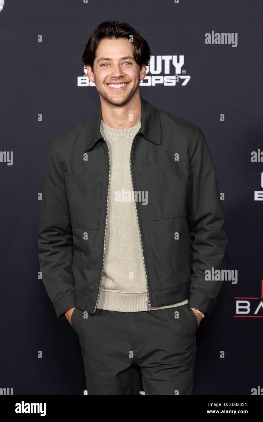 Matt Cornett attends the arrivals of 20th Century Studios’ World Premiere of “PREDATOR: BADLANDS ...