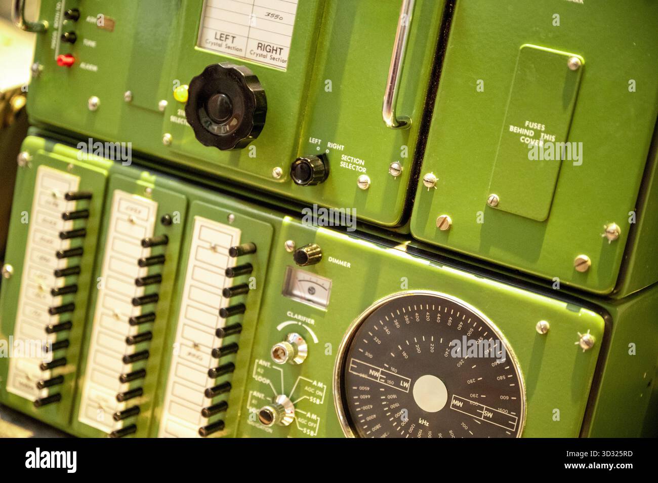 Vintage marine radio transceiver for medium, long and shortwave ...