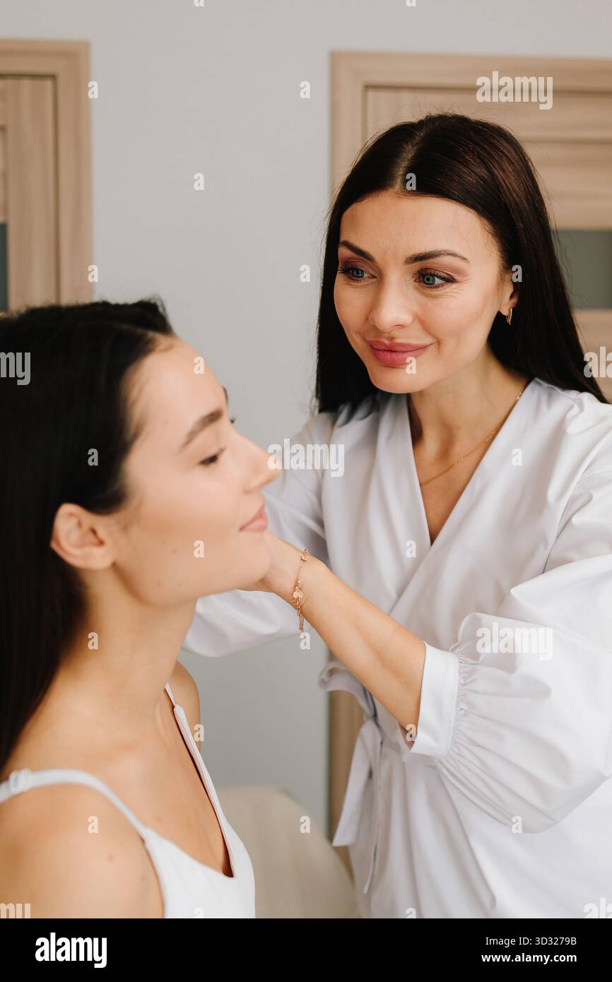 Skin consultation before radio wave mole removal and rejuvenation ...