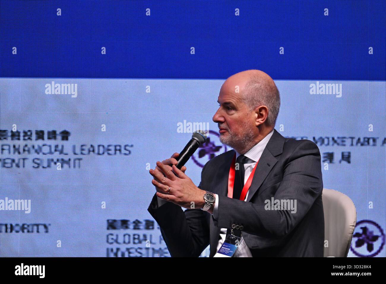 Emmanuel Roman, CEO, PIMCO speaking at the 2025 Global Financial ...