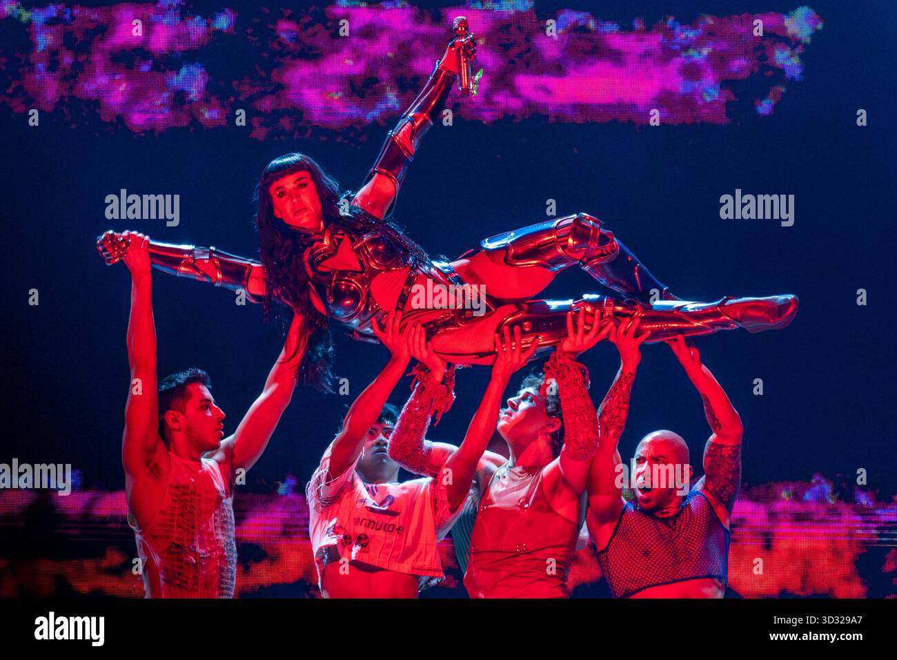 Katy Perry's performs live on stage during Katy Perry - The Life Times ...