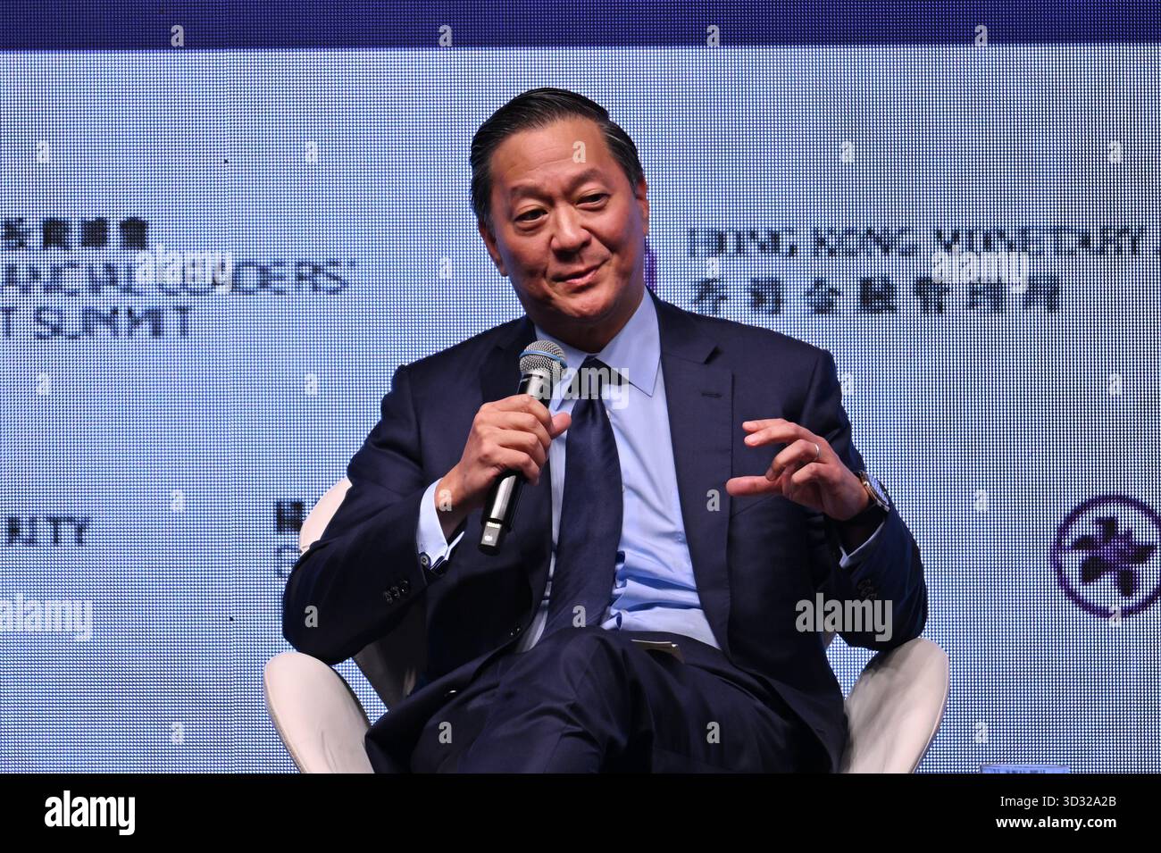 Hong Kong. 4 Nov, 2025. Joe Bae, Co-CEO, KKR speaking at the 2025 ...