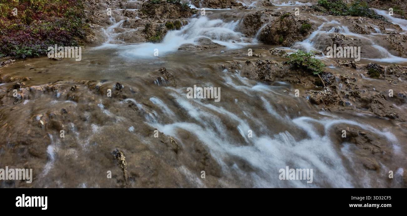 Autumn scenery of Zhaga Waterfall in Aba county, southwest China's ...