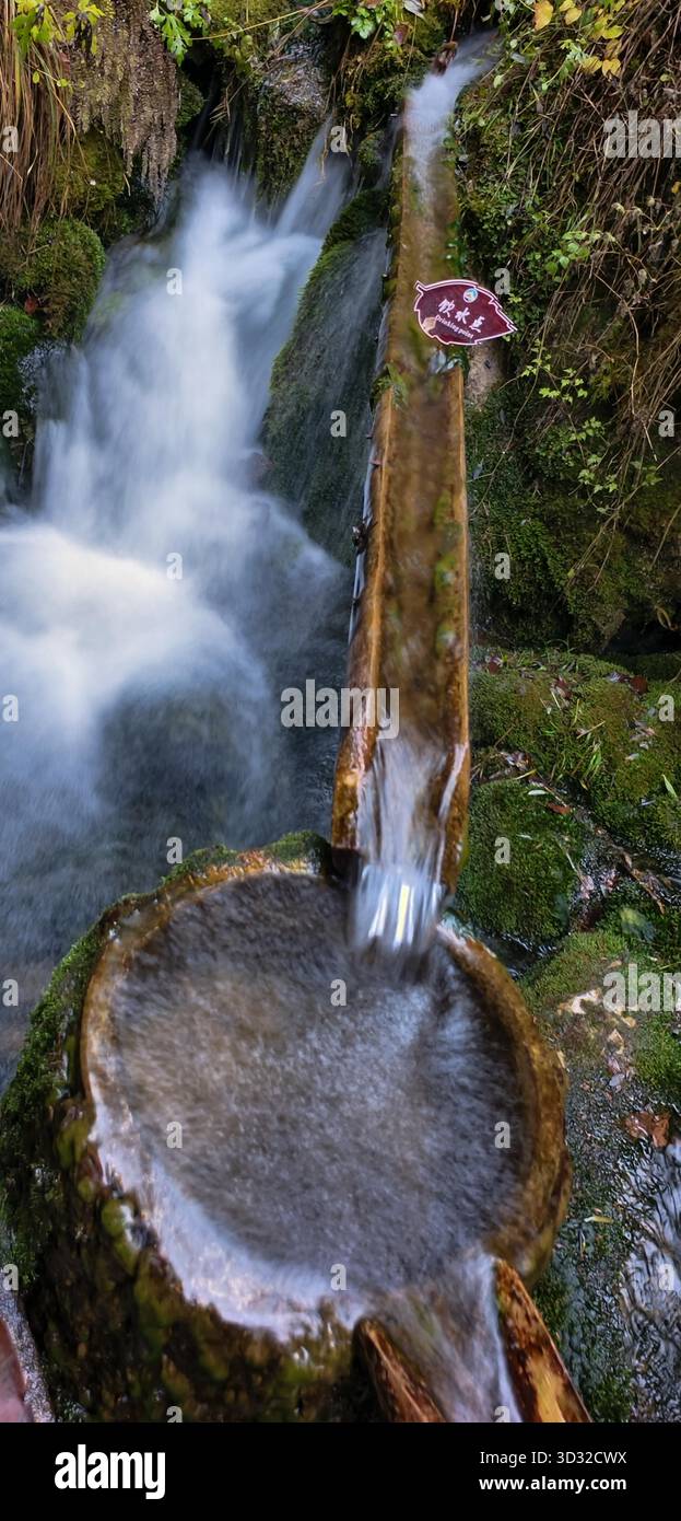 Autumn scenery of Zhaga Waterfall in Aba county, southwest China's ...