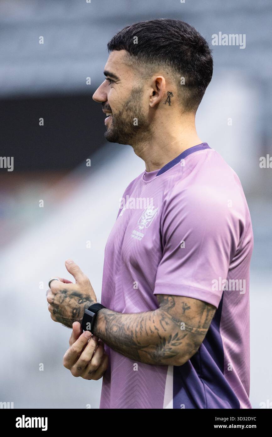 Mong Kok Stadium, HONG KONG, China: Tana of Ratchaburi FC warming up ...