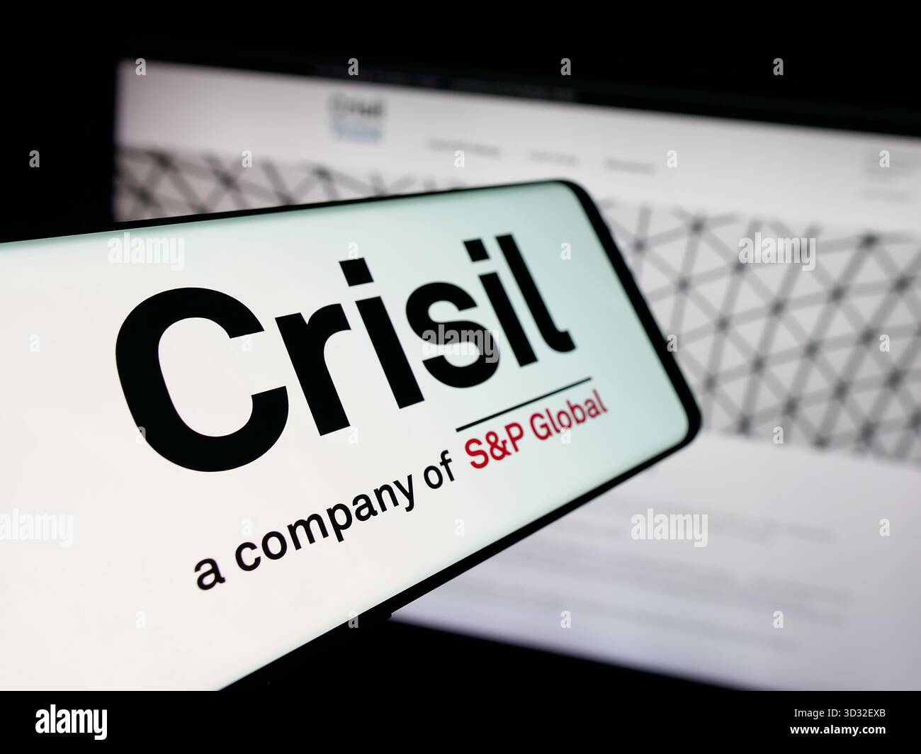 In this photo illustration, a smartphone with the logo of Indian ...