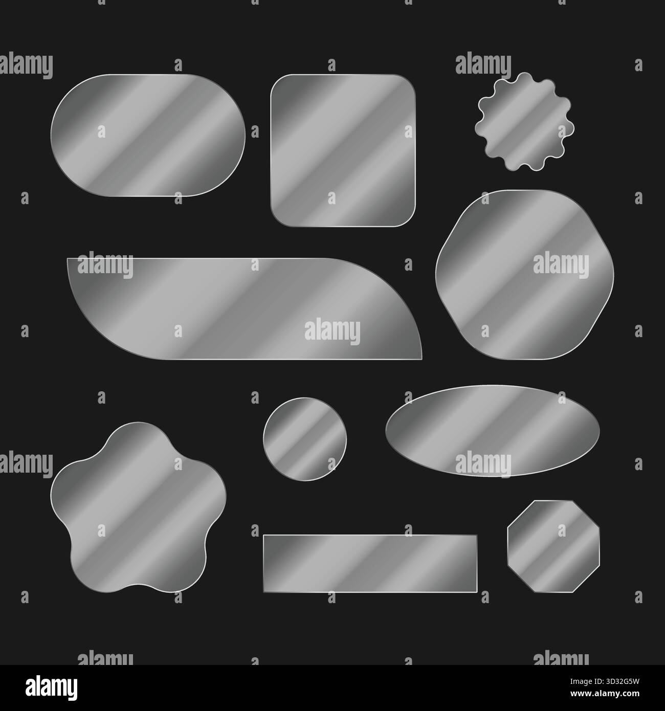 Transparent design highlights Stock Vector Images - Alamy