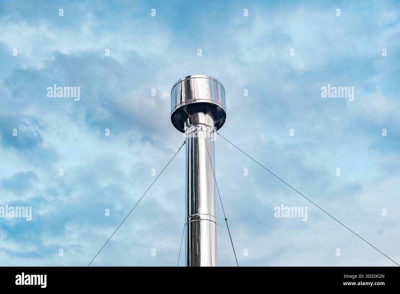 Metal round chimney close hi-res stock photography and images - Alamy