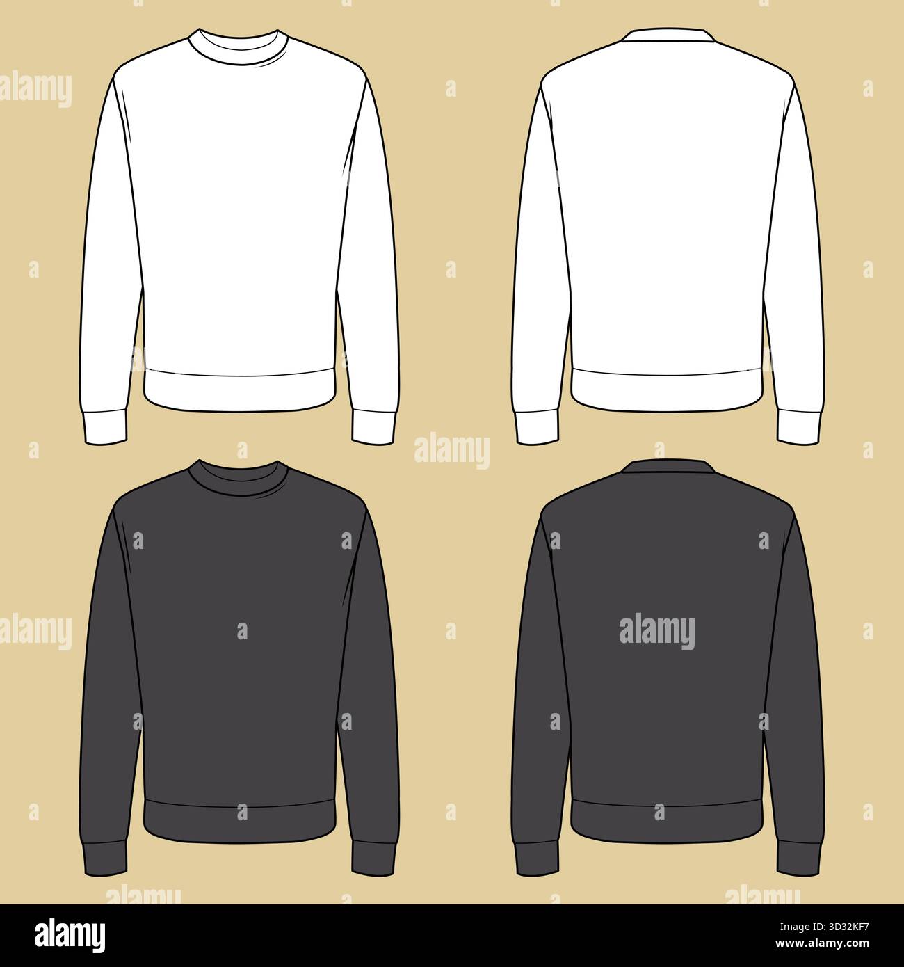 Front view blank round Stock Vector Images - Alamy