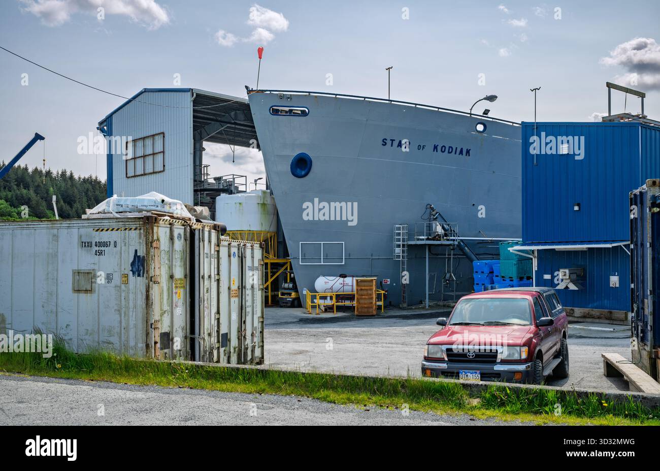 Cannery ship 'Star of Kodiak', formerly 'SS Albert M. Boe' (1945), is a ...