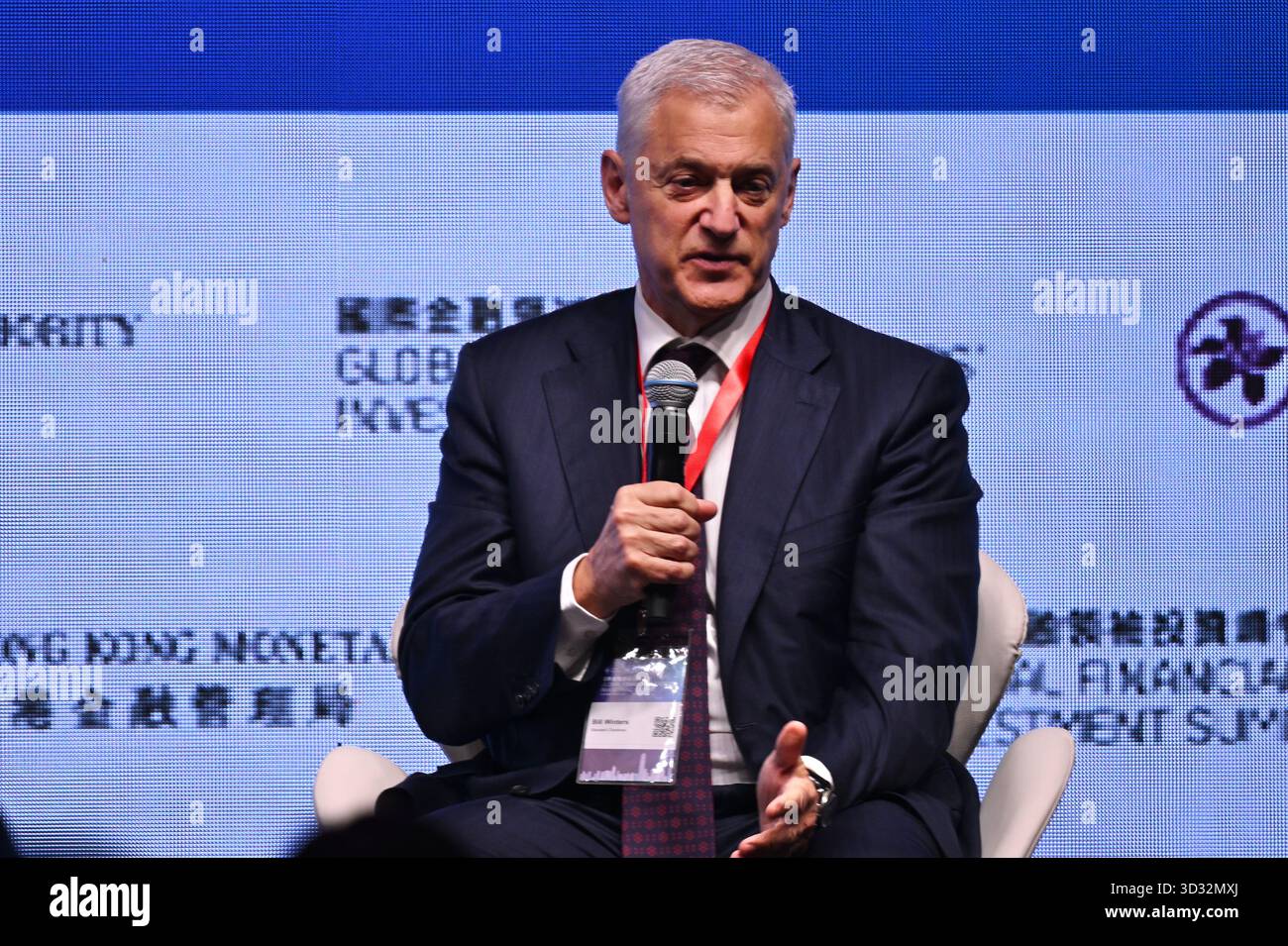 Bill Winters, Group Chief Executive, Standard Chartered Bank speaking ...