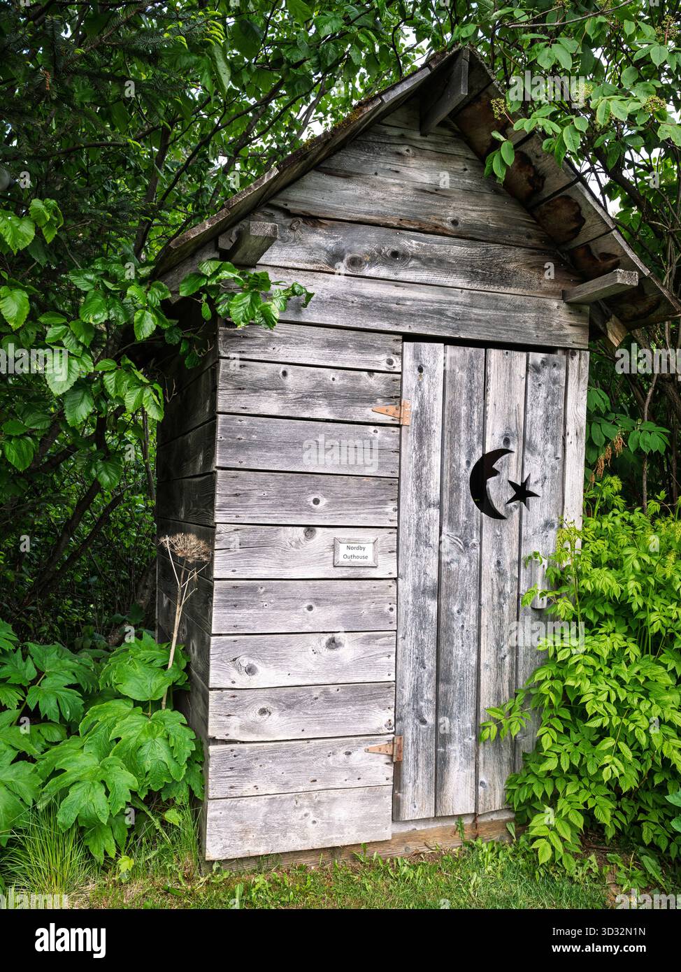 The Nordby Outhouse (1929), in the grounds of the Pratt Museum, is the ...