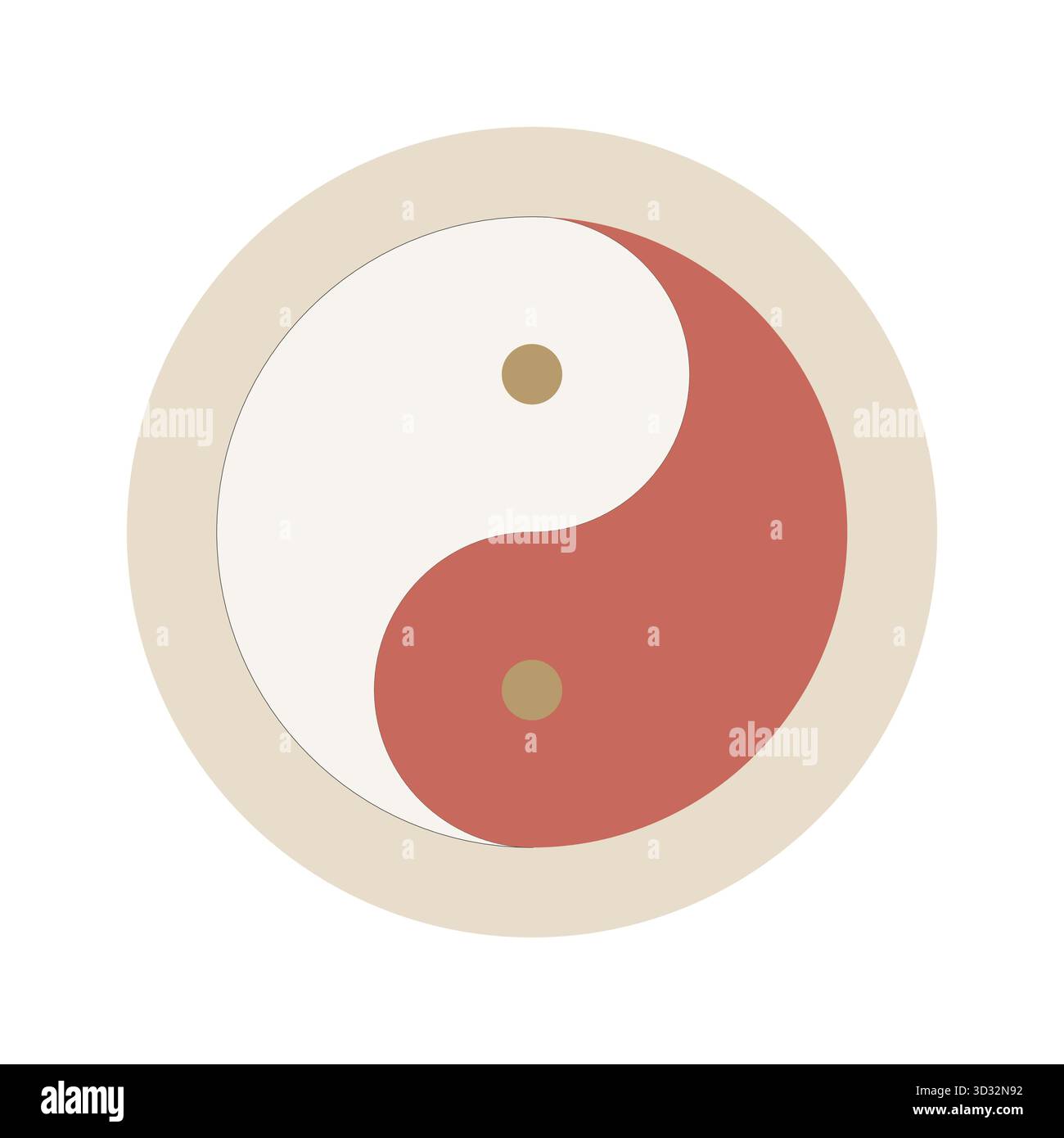 Yin yang taoism mandala Stock Vector Images - Alamy