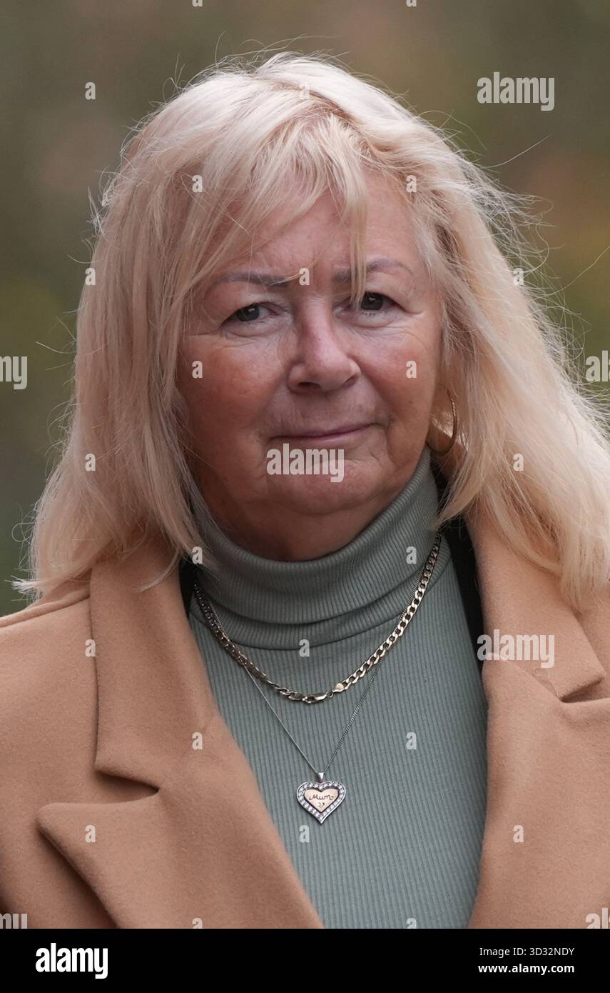 Karen Spragg, 61, from Cardiff, arrives at Leicester Crown Court, where ...