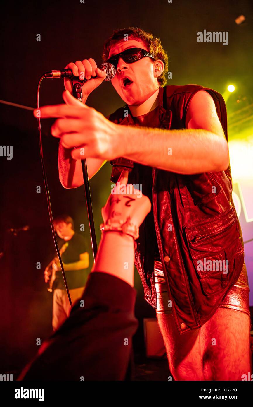 Milan Italy. 03th nov 2025. The British band SHAME performs live on ...