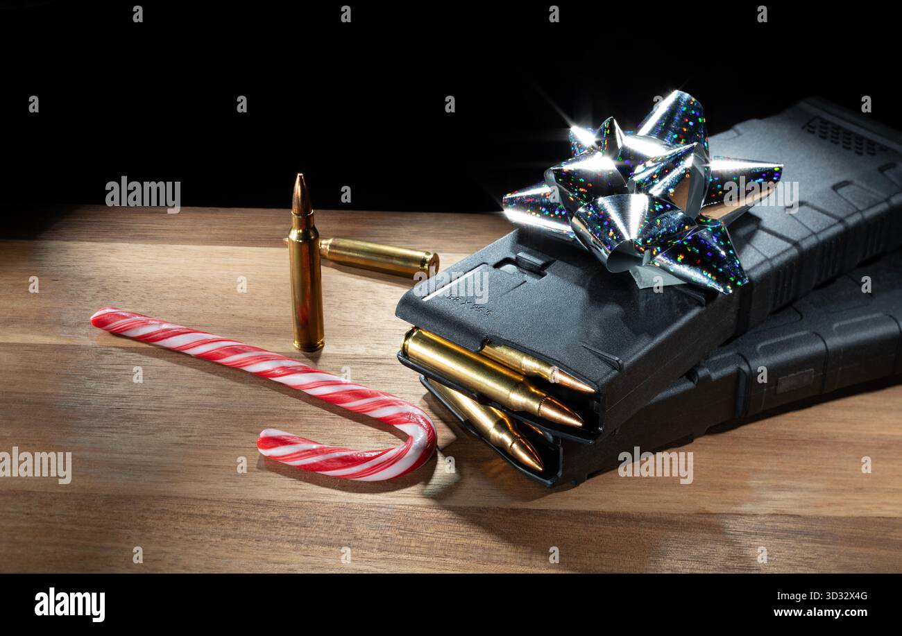 Christmas gift of a pair of high capacity assault rifle magazines and ...