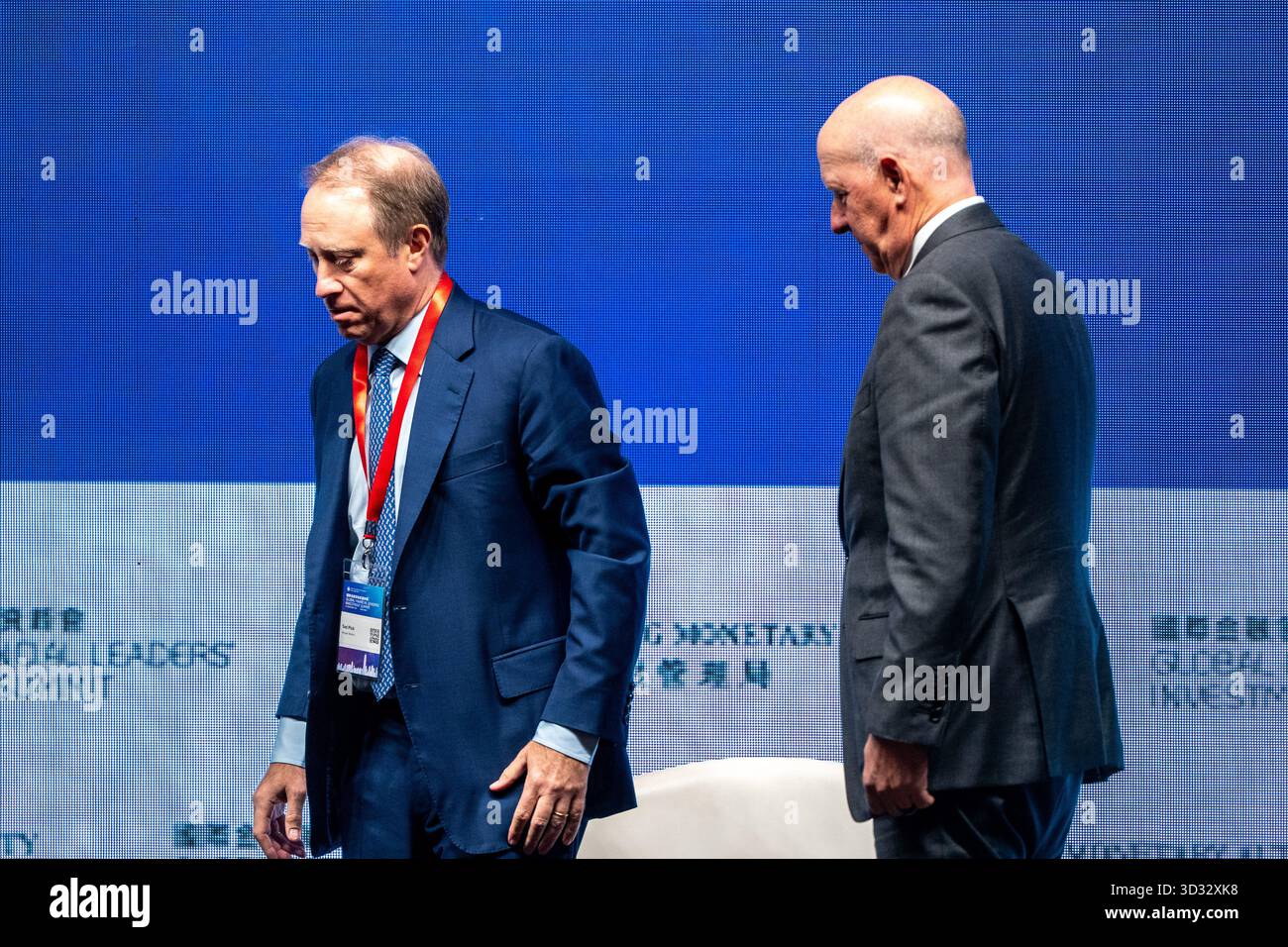 Ted Pick, CEO of Morgan Stanley and David Solomon, CEO of Goldman Sachs ...