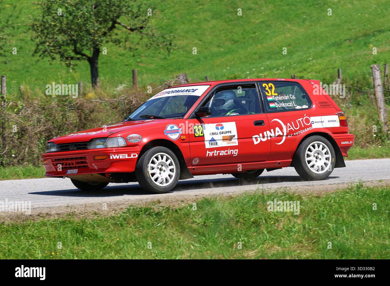 Rallye Weiz 2025 in Austria – high-speed rally cars, dust, corners, and ...