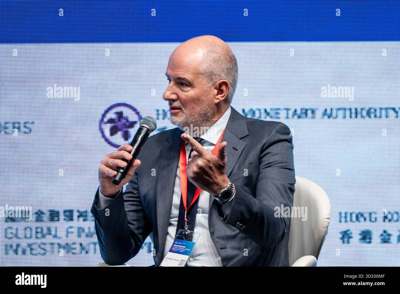 Emmanuel Roman, CEO of PIMCO at the Global Financial Leaders Investment ...