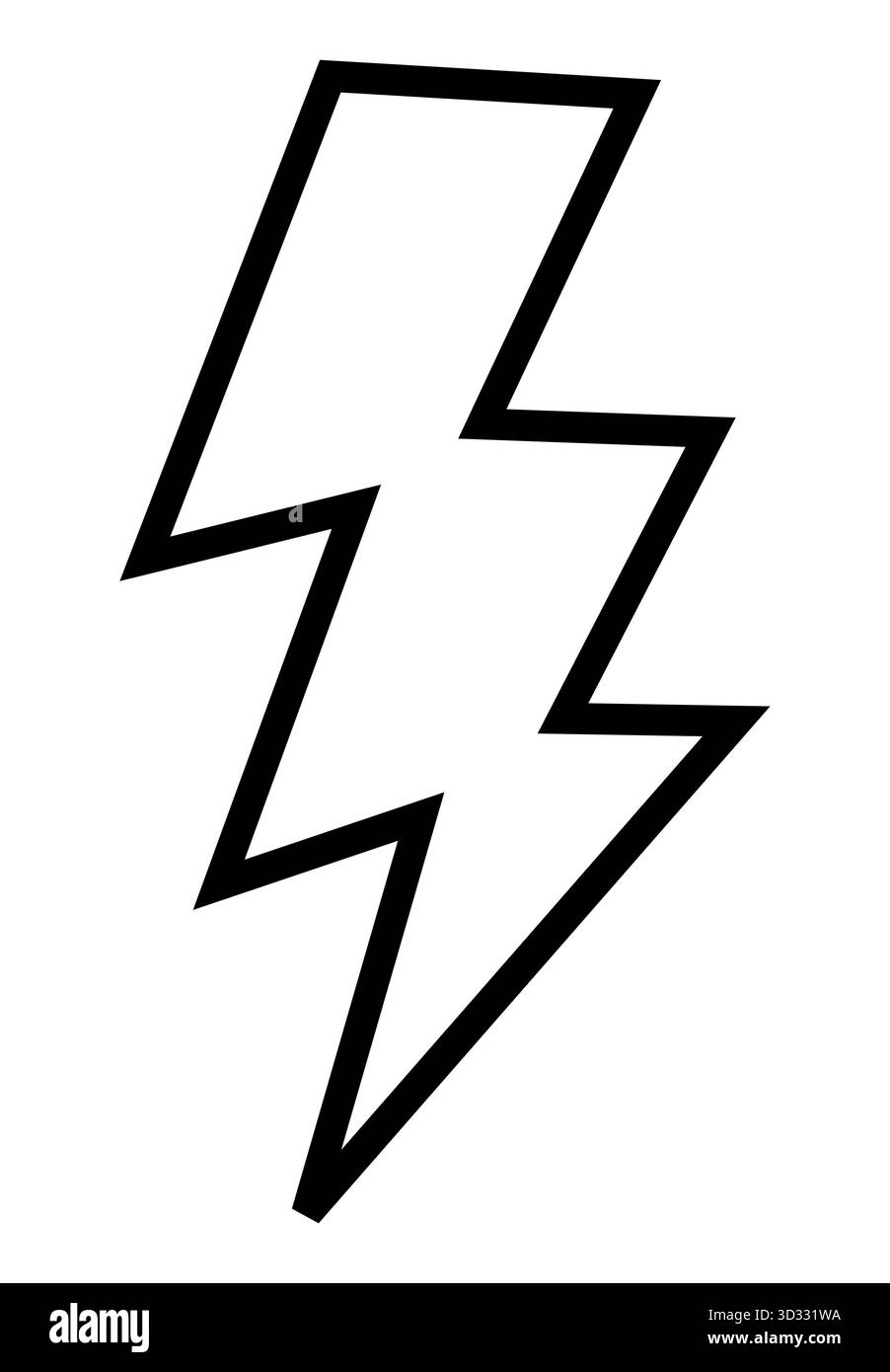 Abstract lightning bolt design with dynamic energy concept Stock Vector ...