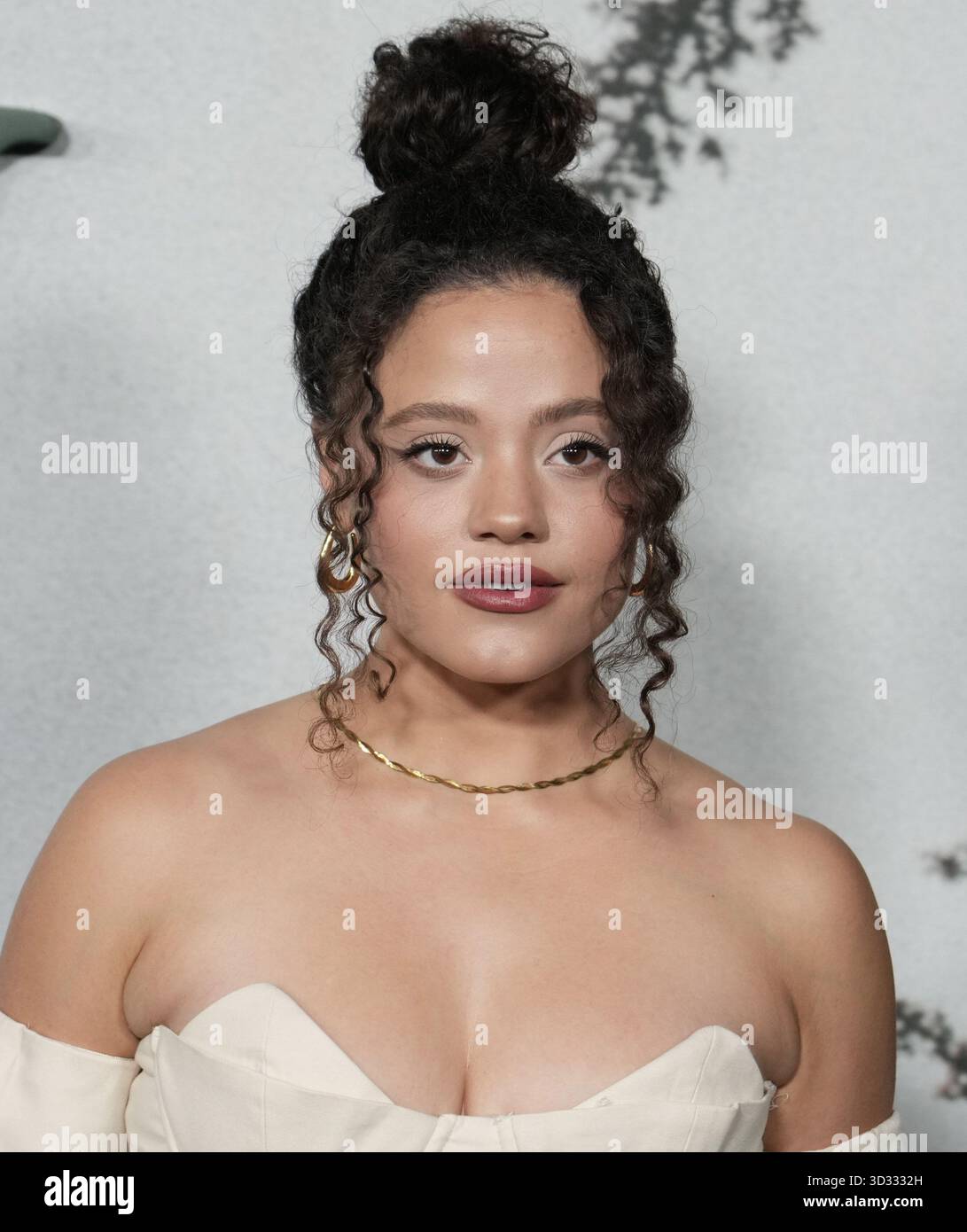 Sarah Jeffery arrives at Netflix's TRAIN DREAMS Los Angeles Premiere ...