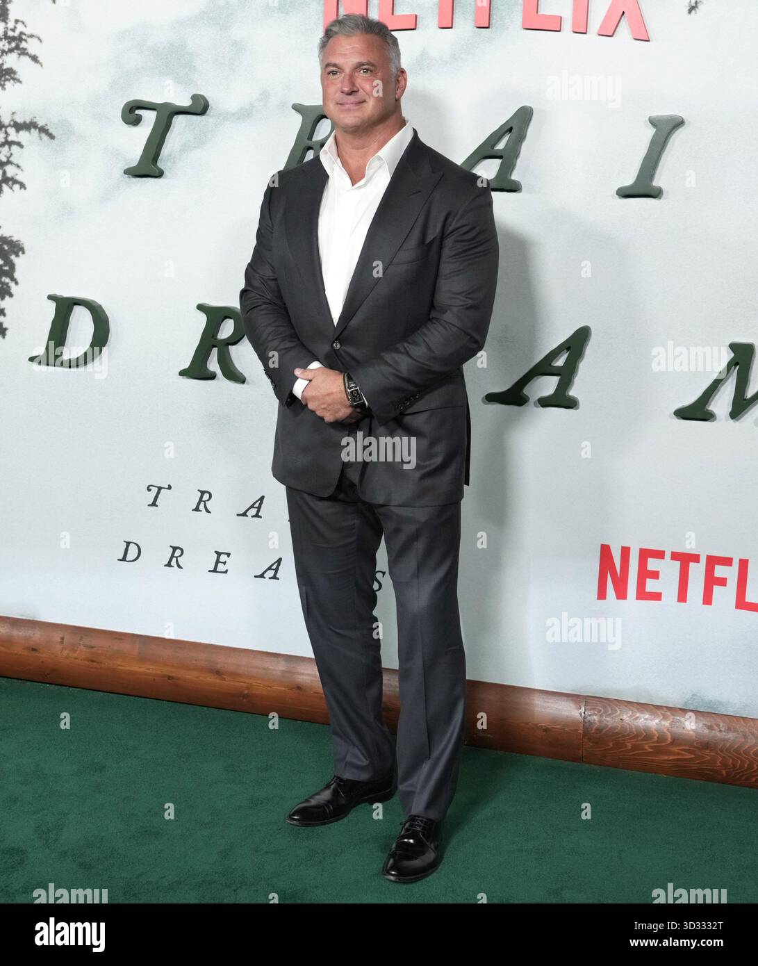 Shane McMahon arrives at Netflix's TRAIN DREAMS Los Angeles Premiere ...