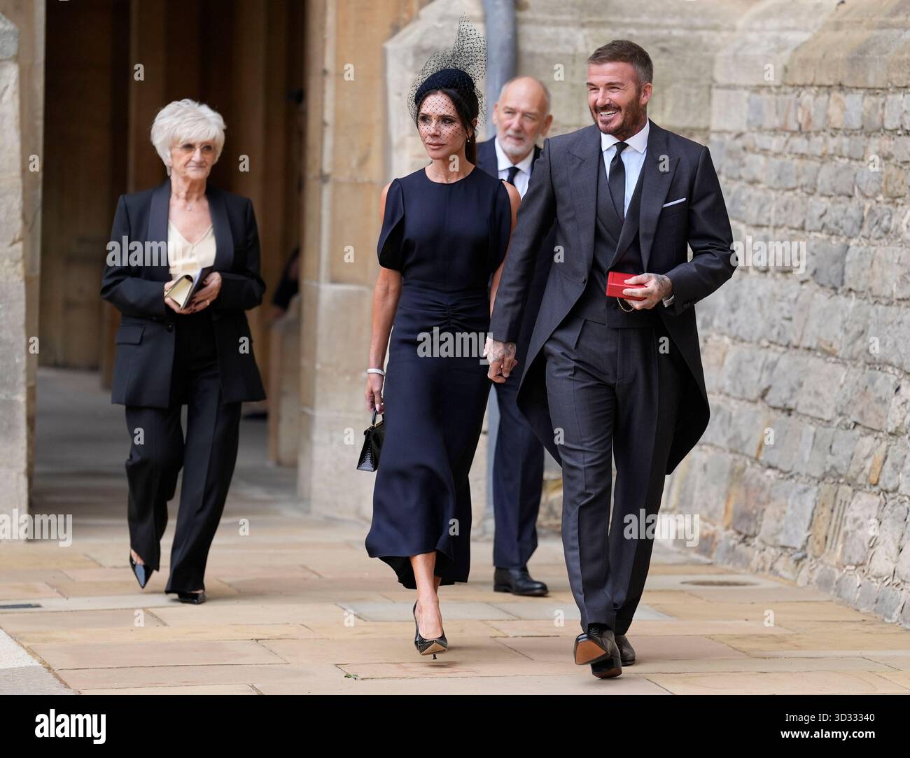 Sir David Beckham, with his wife Lady Victoria and parents Ted and ...