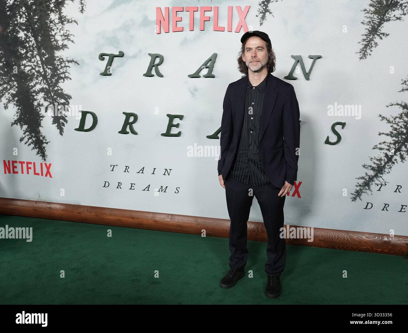 Bryce Dessner arrives at Netflix's TRAIN DREAMS Los Angeles Premiere ...