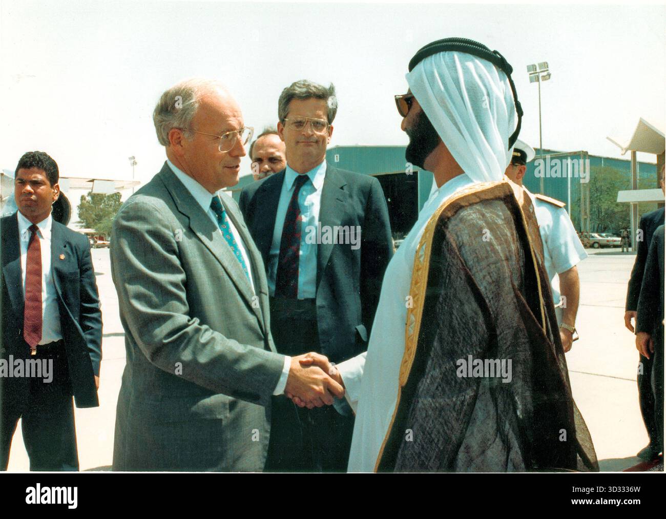 United States Secretary of Defense Dick Cheney bids farewell to His ...