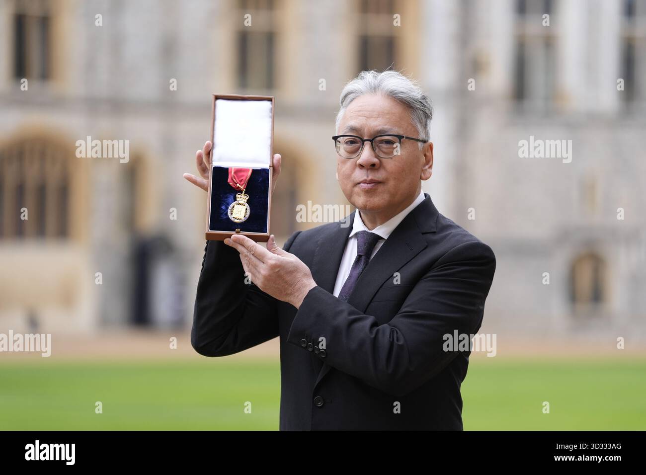 Sir Kazuo Ishiguro after he was made a Companion of Honour at an ...