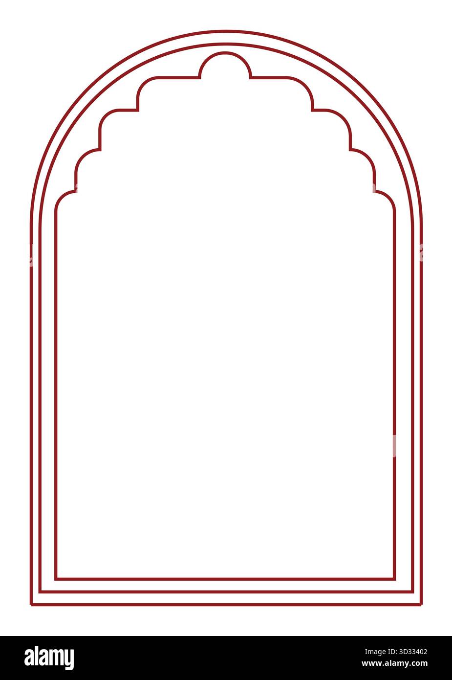 Elegant geometric frame design for classic themed projects Stock Vector ...