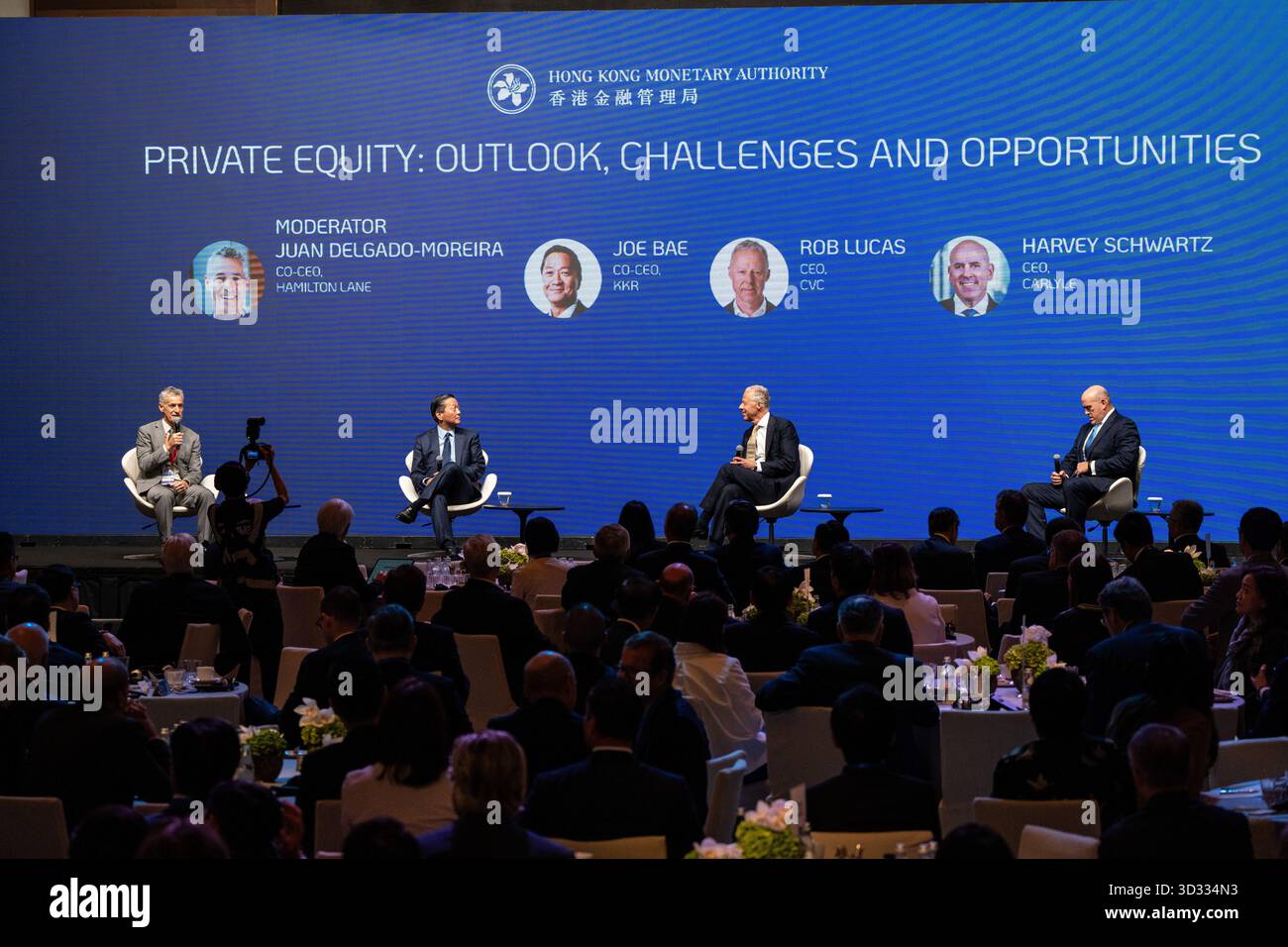 Form Left to Right, Juan Delgado-Moreira, Co-CEO of Hamilton Lane ...