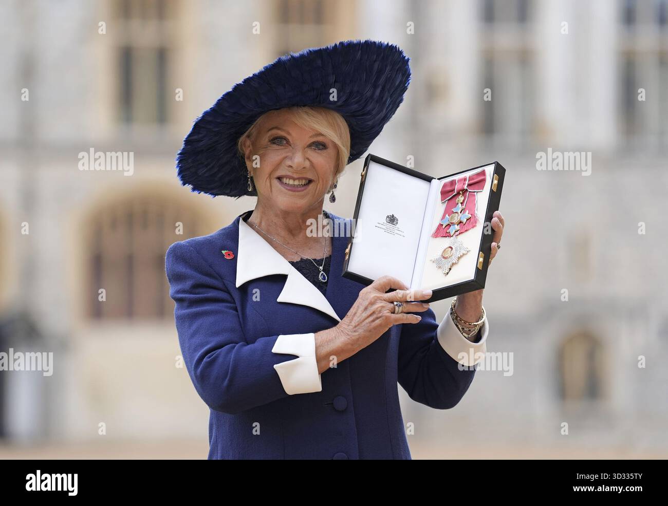 Dame Elaine Paige after she was made a Dame Commander of the British ...