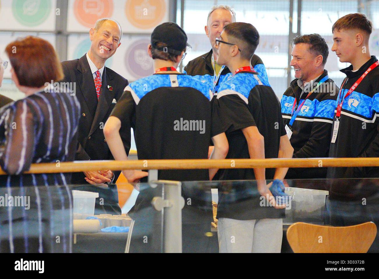 The Duke of Edinburgh during a visit to the Senedd in Cardiff to meet ...