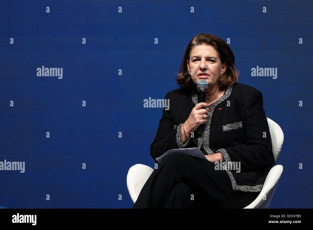Valérie Baudson, CEO of Amundi at the Global Financial Leaders ...