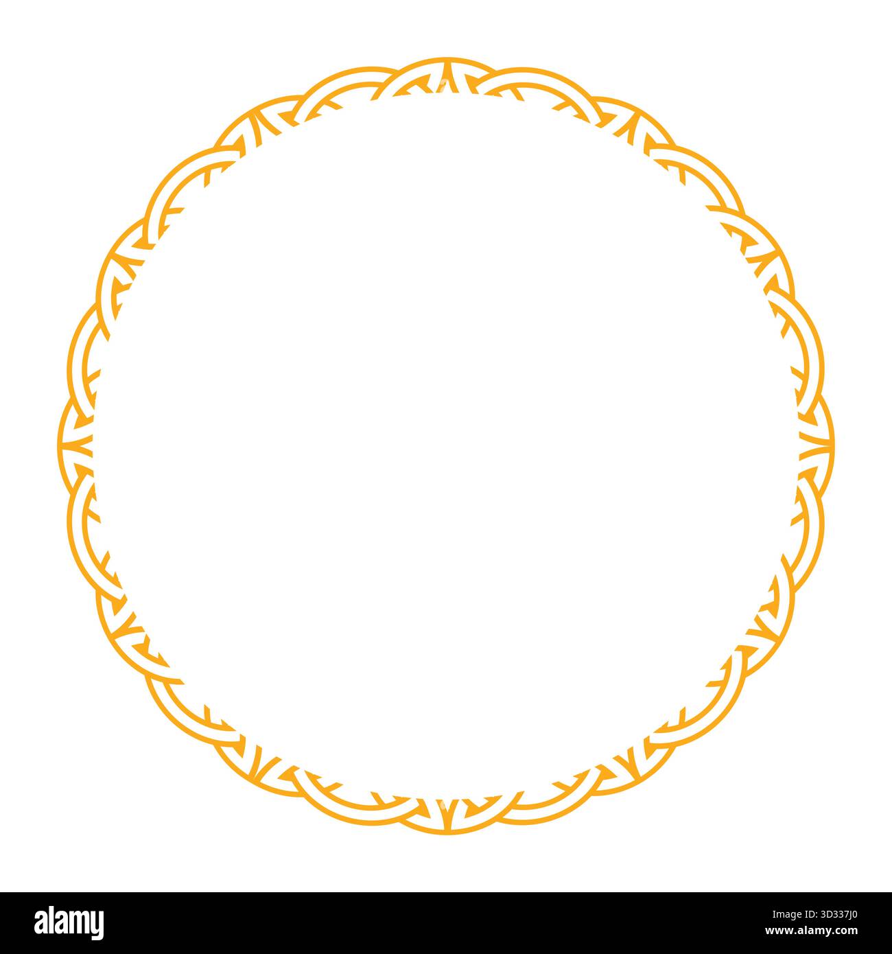 Celtic and viking inspired circular frame for nordic design Stock ...