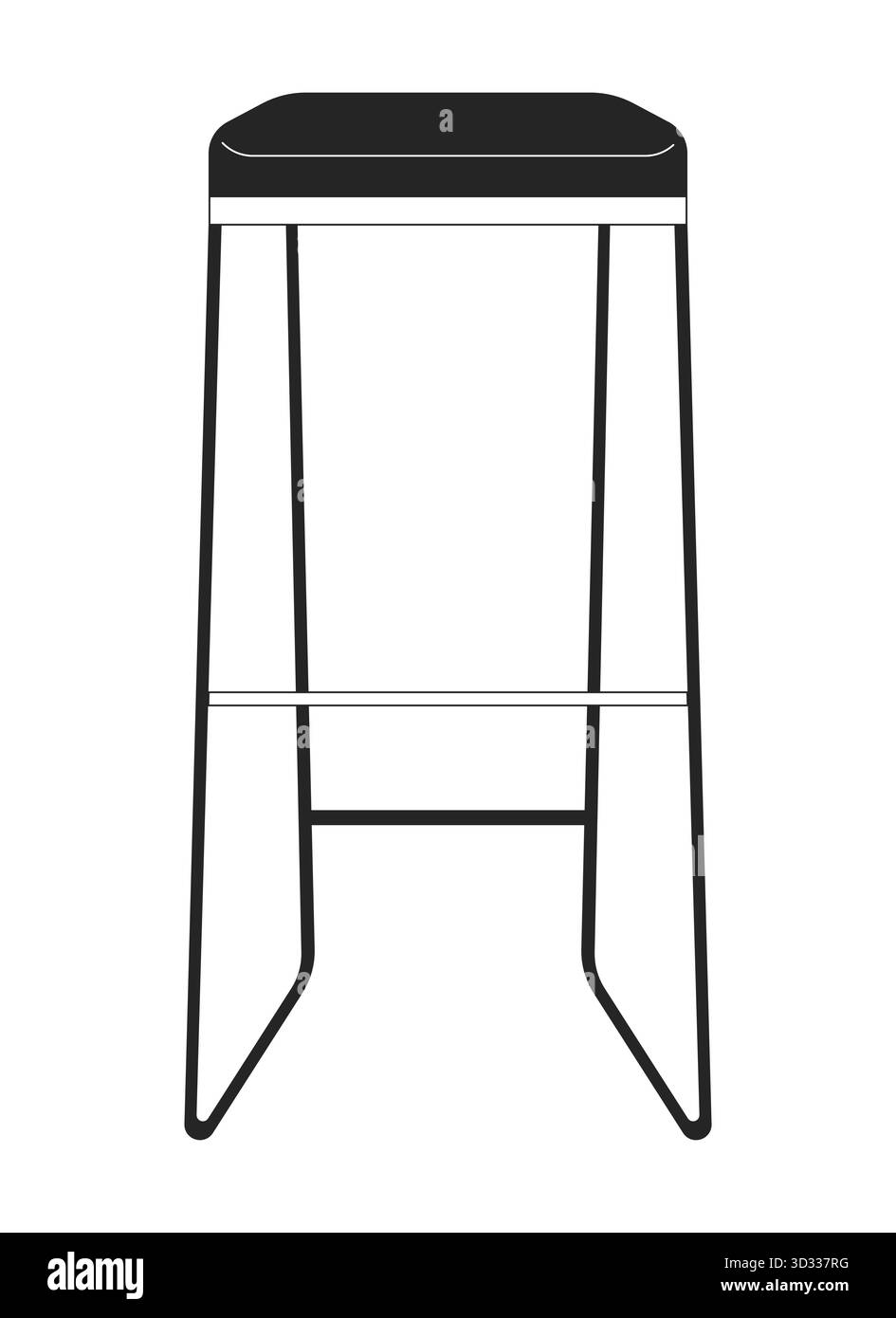 Contemporary style kitchen bar Stock Vector Images - Alamy