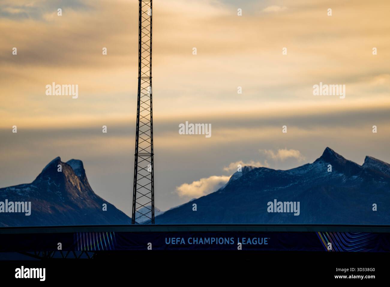 Bodoe 20251103. Mountains behind Bodoe/Glimt´s home ground, Aspmyra ...