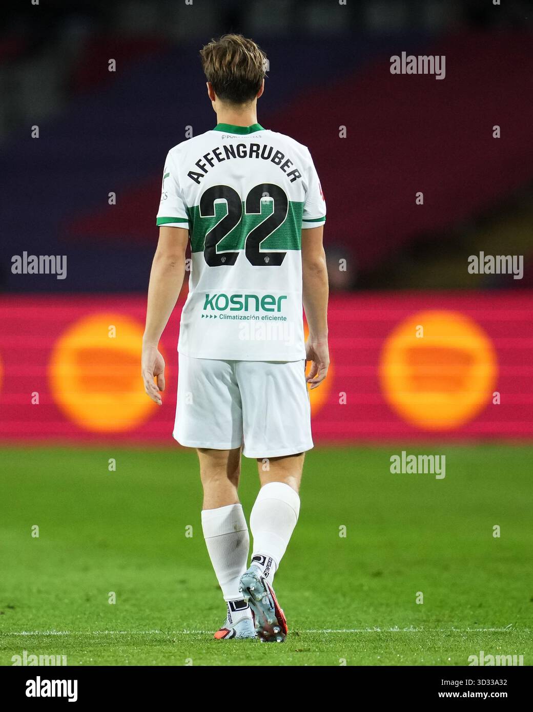 David Affengruber of Elche CF during the La Liga EA Sports match ...