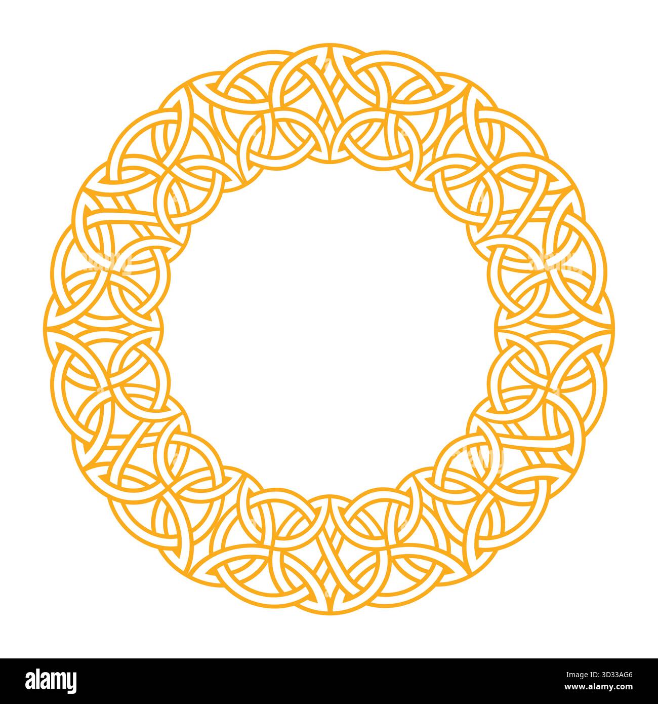 Ornate celtic and nordic knot frame for decoration and design Stock ...