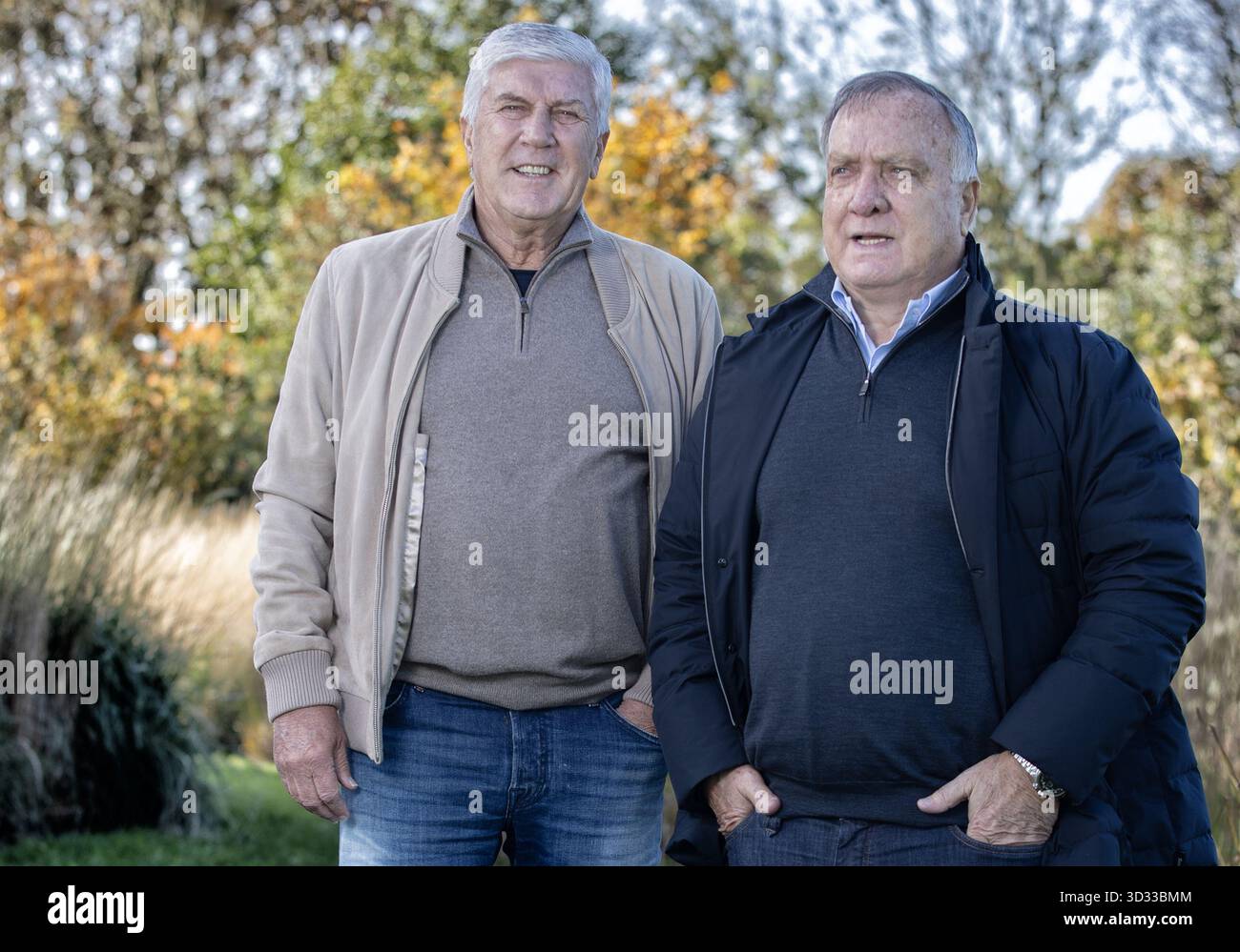 VOORSCHOTEN , 04-11-2025 , picture shows Cor Pot and Dick Advocaat ...