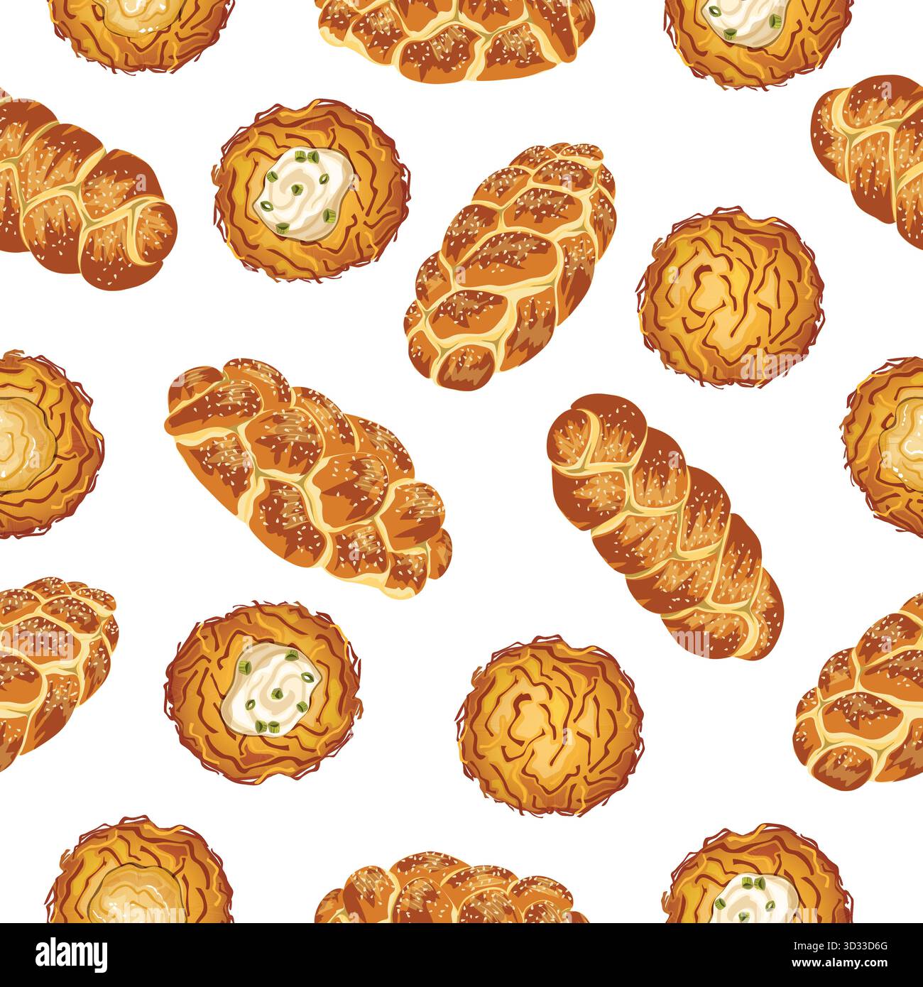 Challah Braided Bread & Latkes with Applesauce and Sour Cream Topping ...