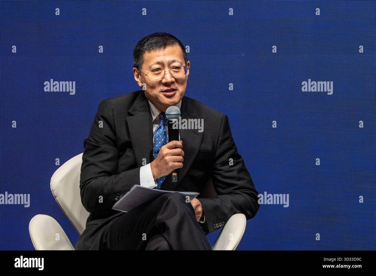 Neil Shen, Founding and Managing Partner of HSG at the Global Financial ...