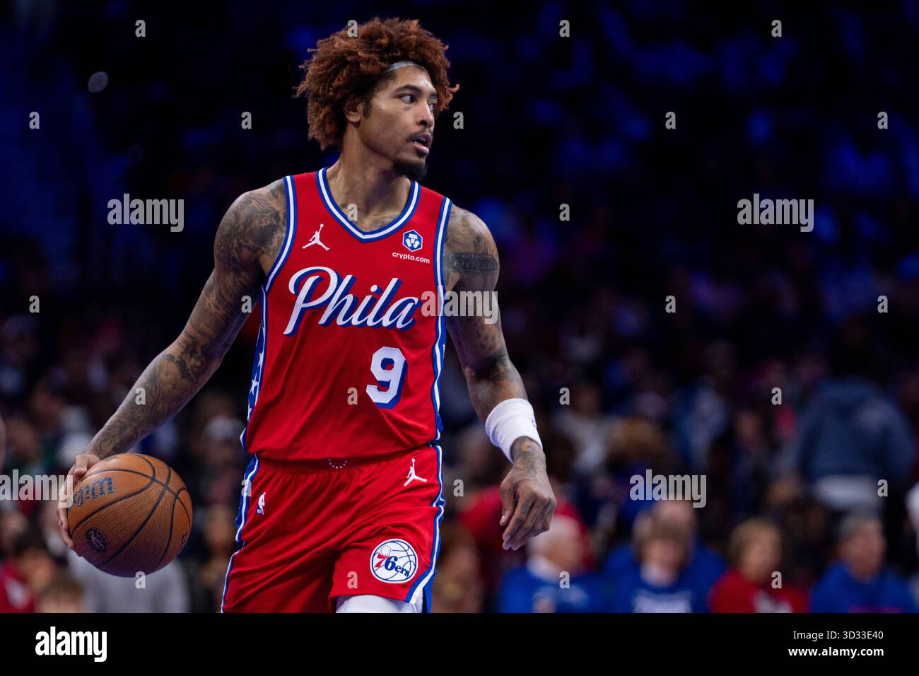 Philadelphia 76ers' Kelly Oubre Jr. in action during an NBA Cup ...