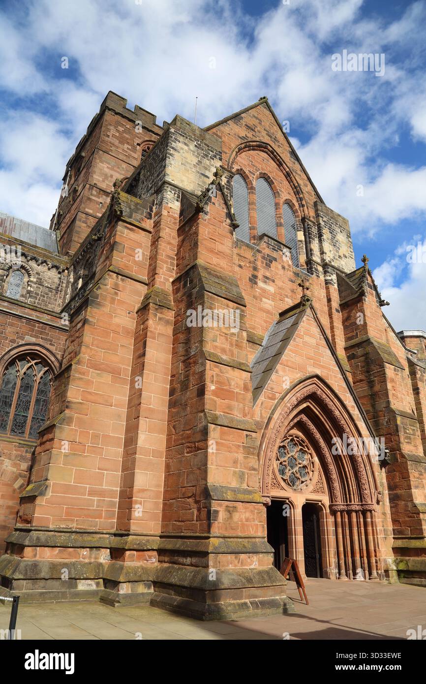 Carlisle Cathedral, medieval Catholic Cathedral Church, with arched ...