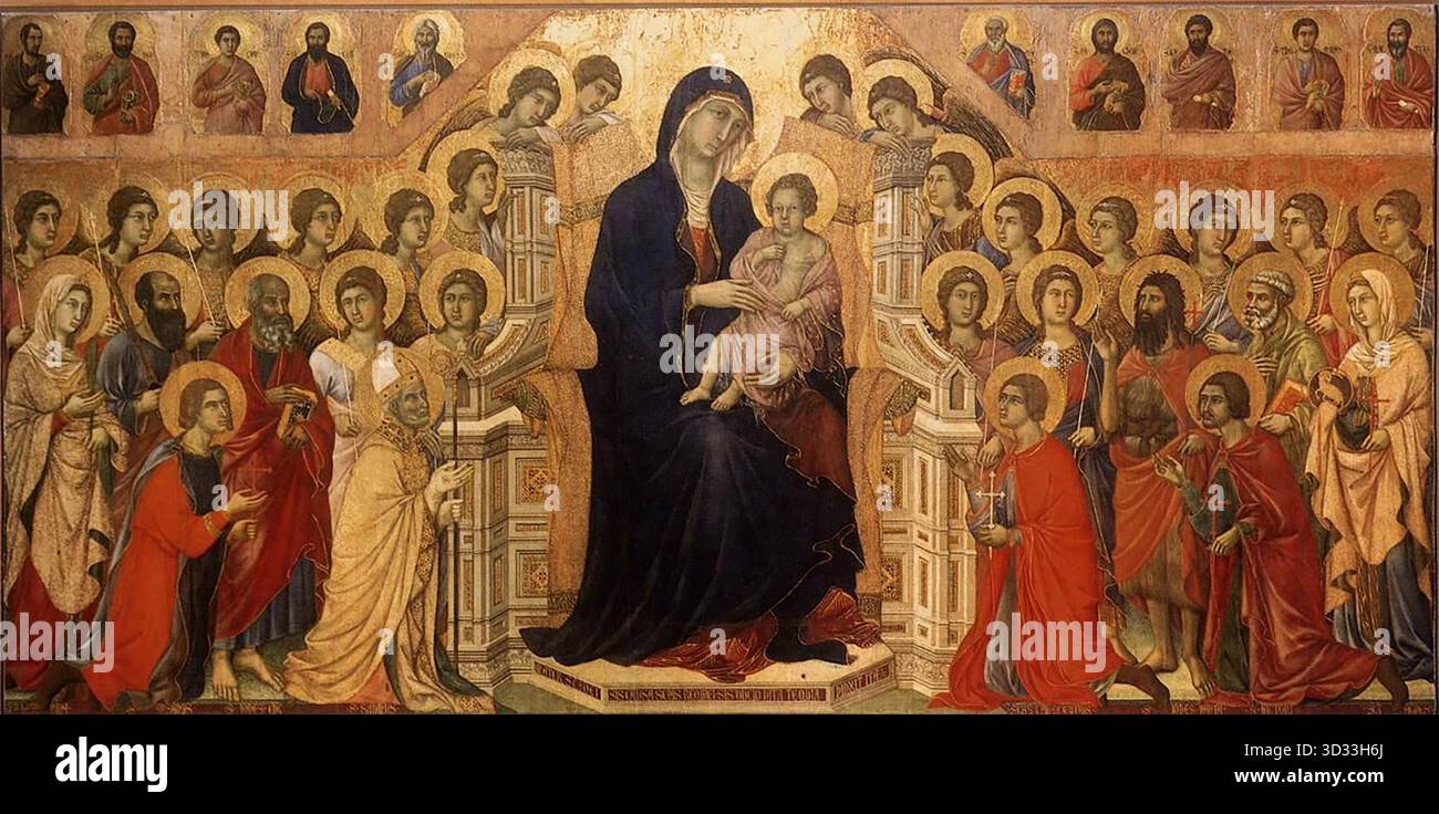 DUCCIO di Buoninsegna (b. ca. 1255, Siena, d. 1319, Siena) Maest ...