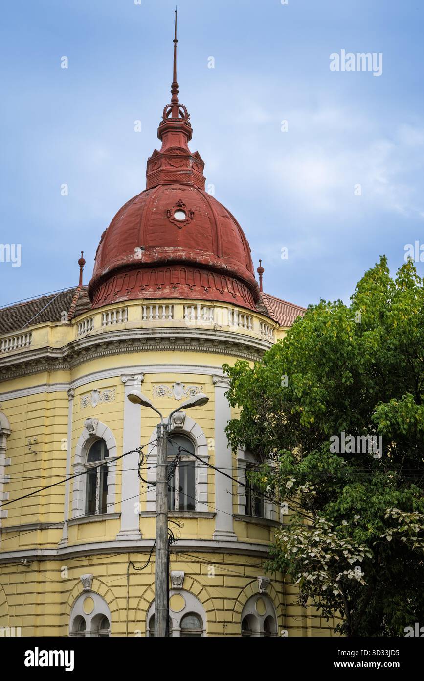 Art Nouveau building example in Oradea in Crisana region in ...