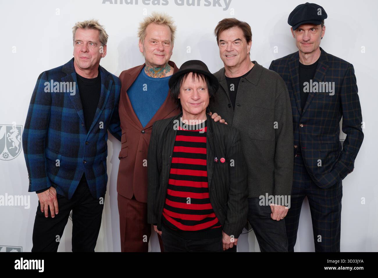 04 November 2025, North Rhine-Westphalia, Duesseldorf: Band "Die Toten Hosen" attends the NRW ...